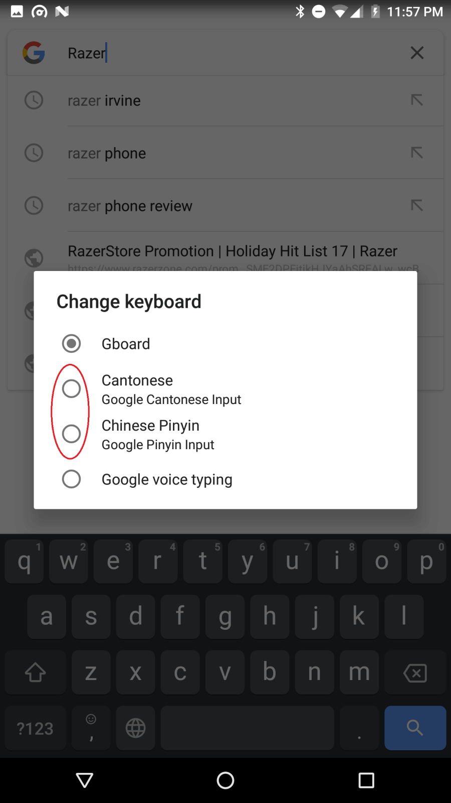 How do I switch between the different keyboards I have installed on my ...
