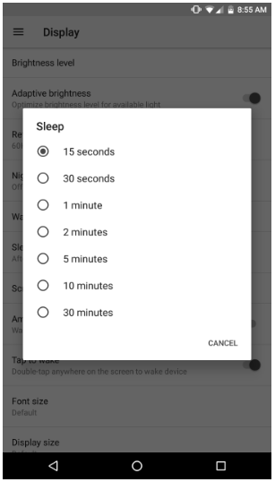How To Adjust The Screen Time out Or Sleep Setting On The Razer Phone how-to-adjust-the-screen-time-out-or-sleep-setting-on-the-razer-phone