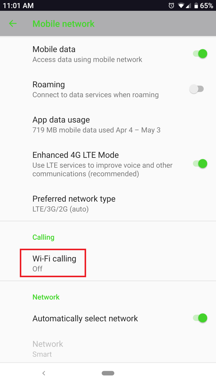 How to enable Wi-Fi Calling on the Razer Phone
