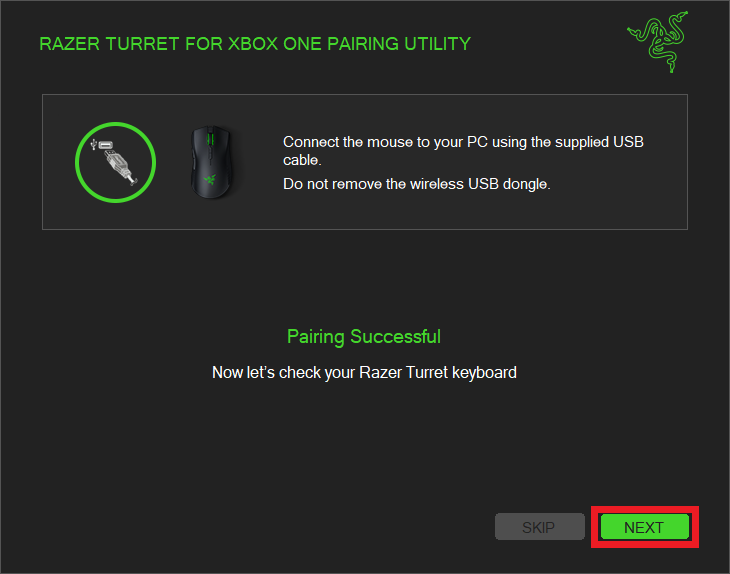 Razer Turret for Xbox One USB Wireless Dongle Pairing Utility Guide