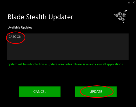 How to turn CABC on and off on the Razer Blade Stealth 13" Intel 7500U ...