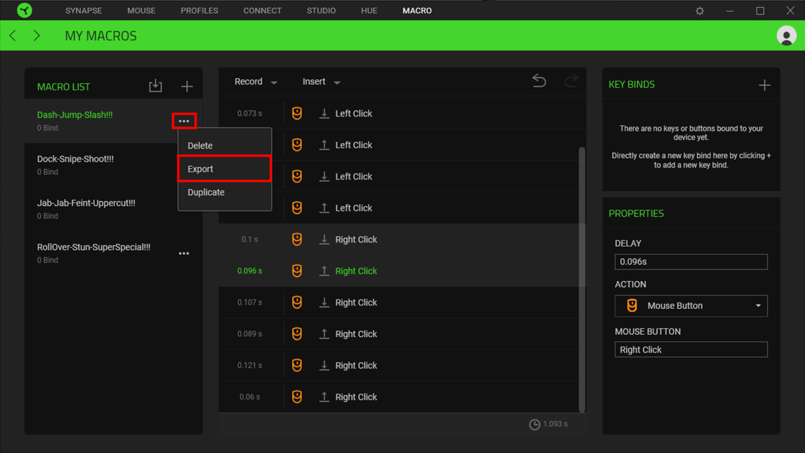 How To Export And Import Macros In Razer Synapse