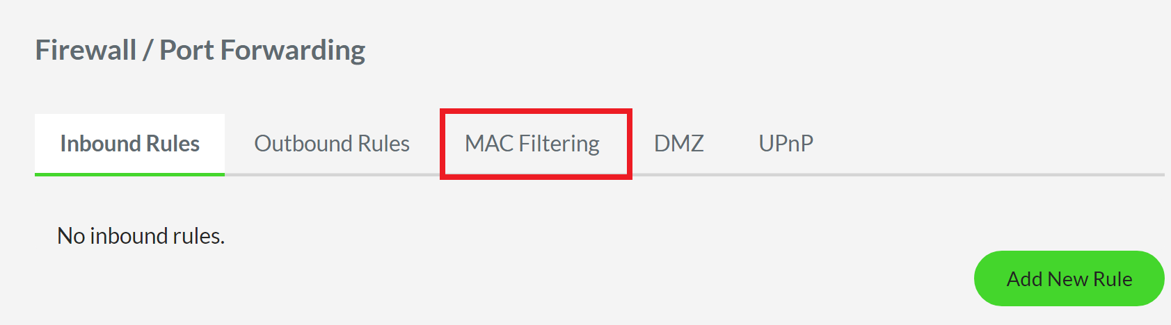 How to configure MAC address filter on the Razer Sila