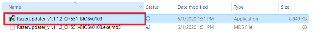 Razer Blade 15” (2020) BIOS Updater | RZ09-0330Q | RZ09-0330x