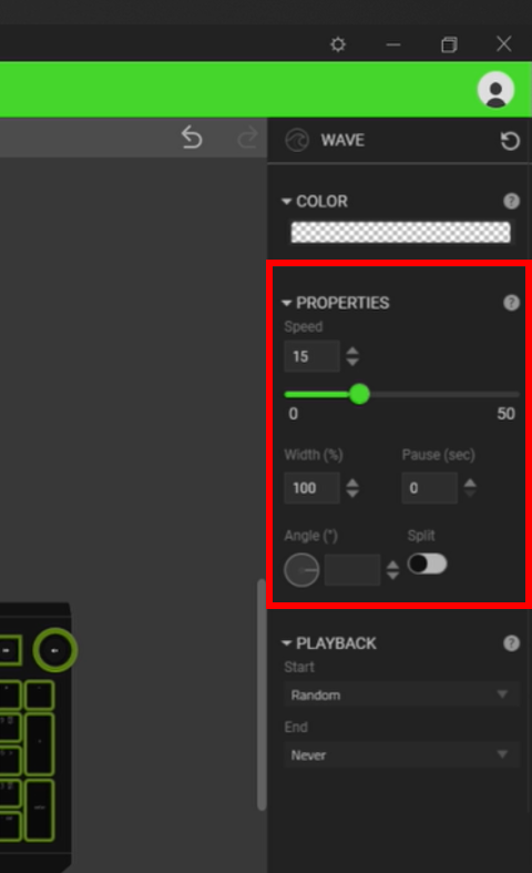 How to customize a Chroma effect on Razer Synapse 3