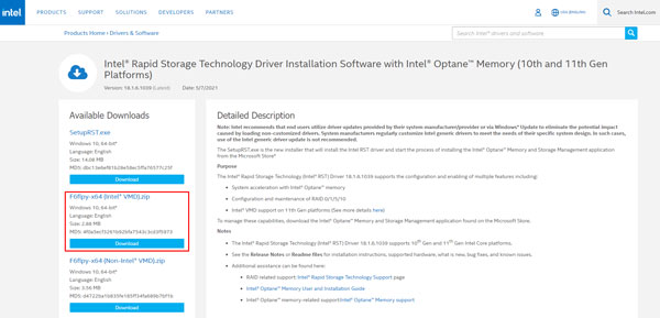 How to set up RAID using Intel® Rapid Storage Technology on the Razer Blade
