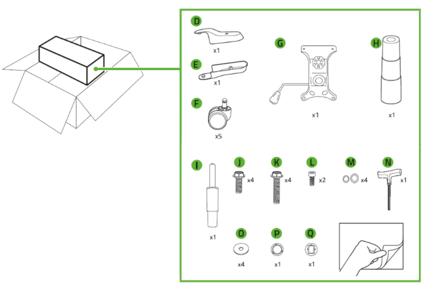How to pack the Razer Gaming Chair