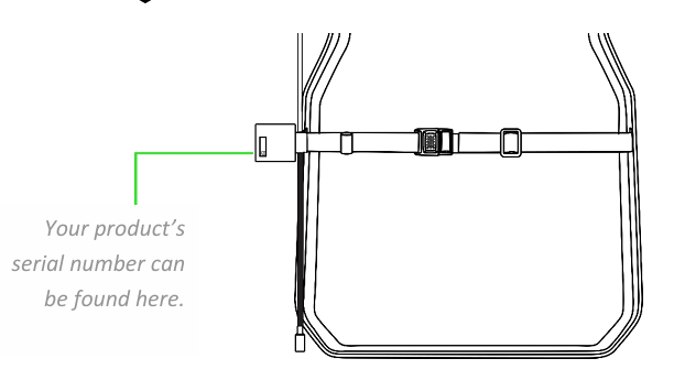 How to find the serial, product, or part number on a Razer device