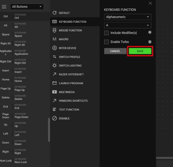 How to remap keys or buttons on a Razer laptop, keyboard, or mouse