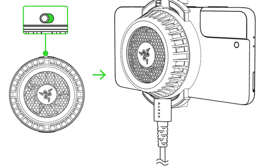 How to set up your Razer Phone Cooler Chroma