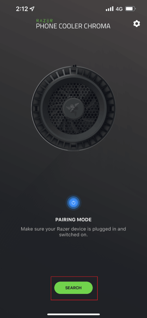 How to pair your Razer Phone Cooler Chroma with your smartphone