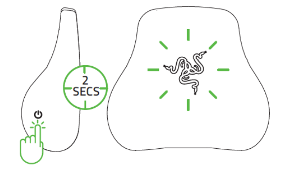 How to power the Razer Head Cushion Chroma on or off