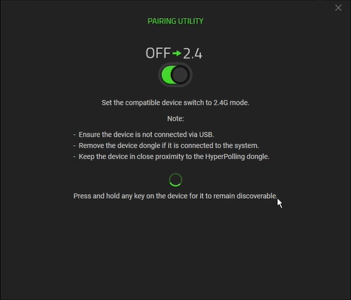 How to pair or unpair the Razer HyperPolling Wireless Dongle