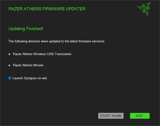Razer Atheris Firmware Updater | RZ01-02170