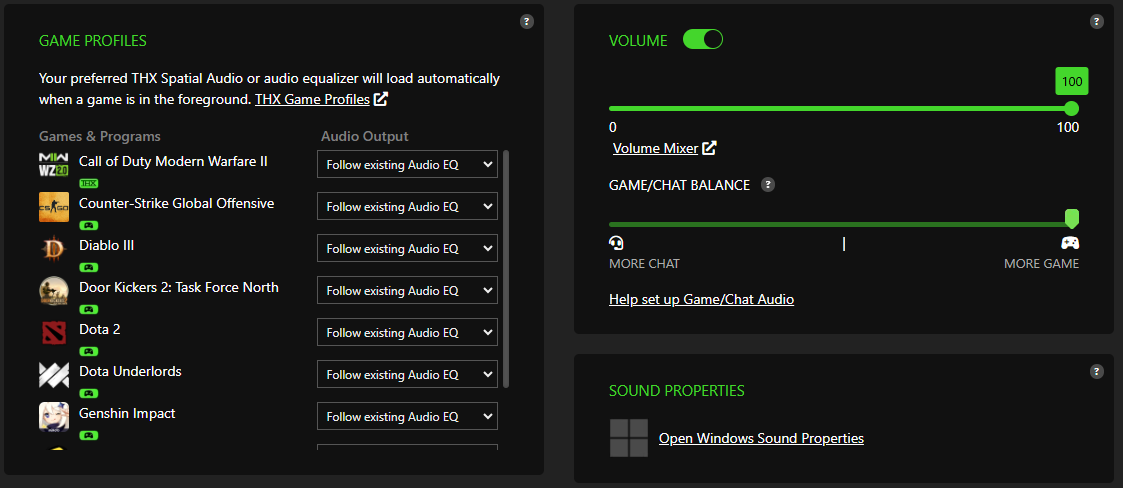 How to configure THX Spatial Audio for PCs