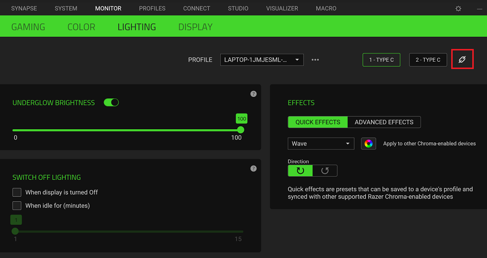 How to sync the lighting of multiple monitors with Razer Synapse