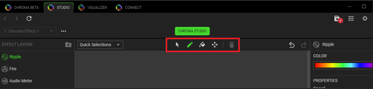 How to add lighting effects on Razer Chroma Studio