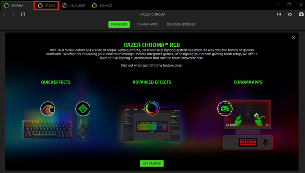 How to remove a Chroma effect on Razer Chroma Studio