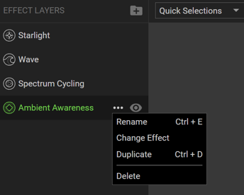 How to remove a Chroma effect on Razer Chroma Studio