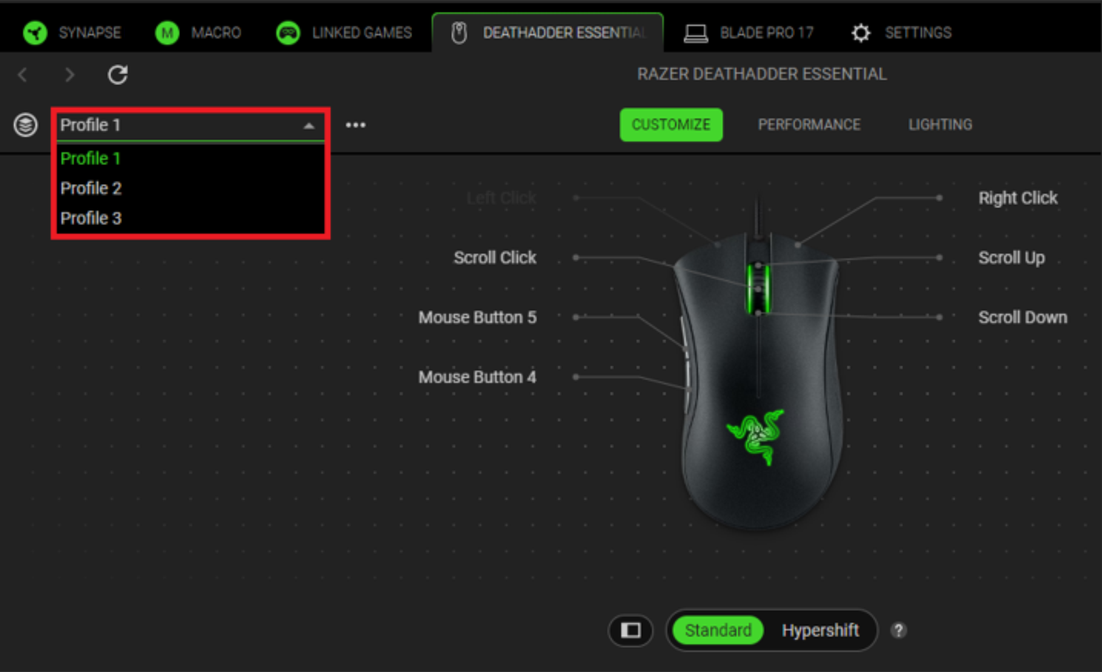 How to create mouse profiles on Razer Synapse 4