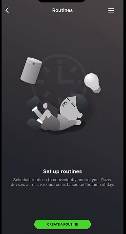 How to set up Routines for your home lightings in the Gamer Room App