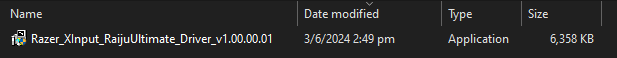 Razer Raiju Ultimate | RZ06-02600 XInput Driver
