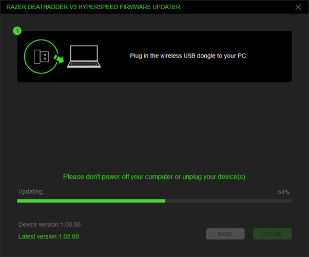 Razer DeathAdder V3 HyperSpeed Firmware Updater | RZ01-05140