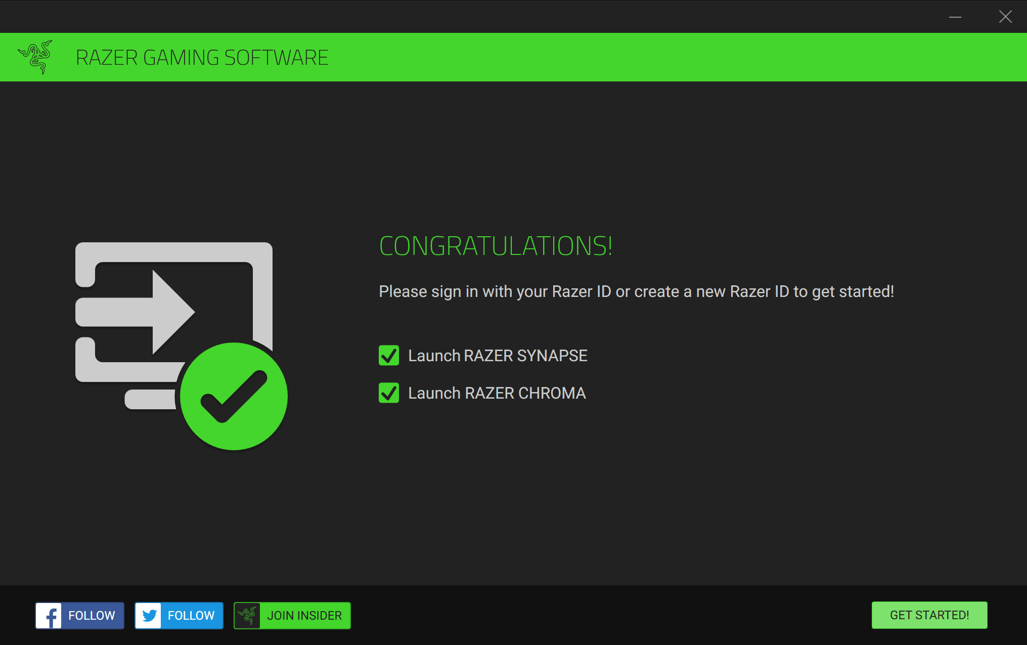 How to install or upgrade the Razer Chroma App