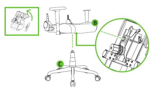 How to assemble the Razer Iskur V2 X