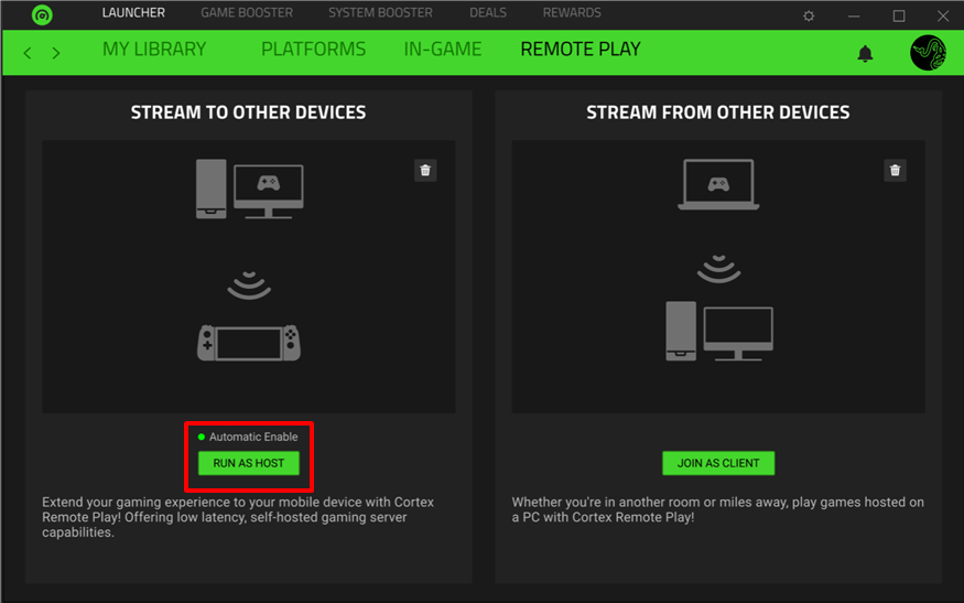 How to set up Remote Play on Razer Cortex 11