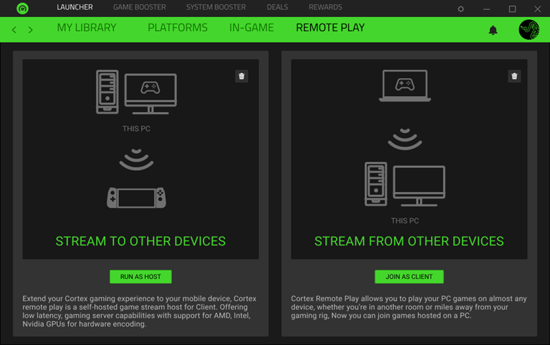 How to set up Remote Play on Razer Cortex 11