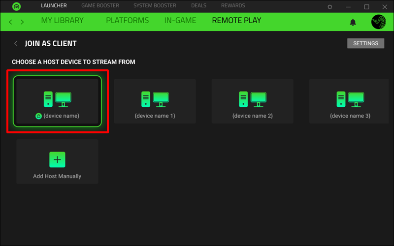 How to set up Remote Play on Razer Cortex 11