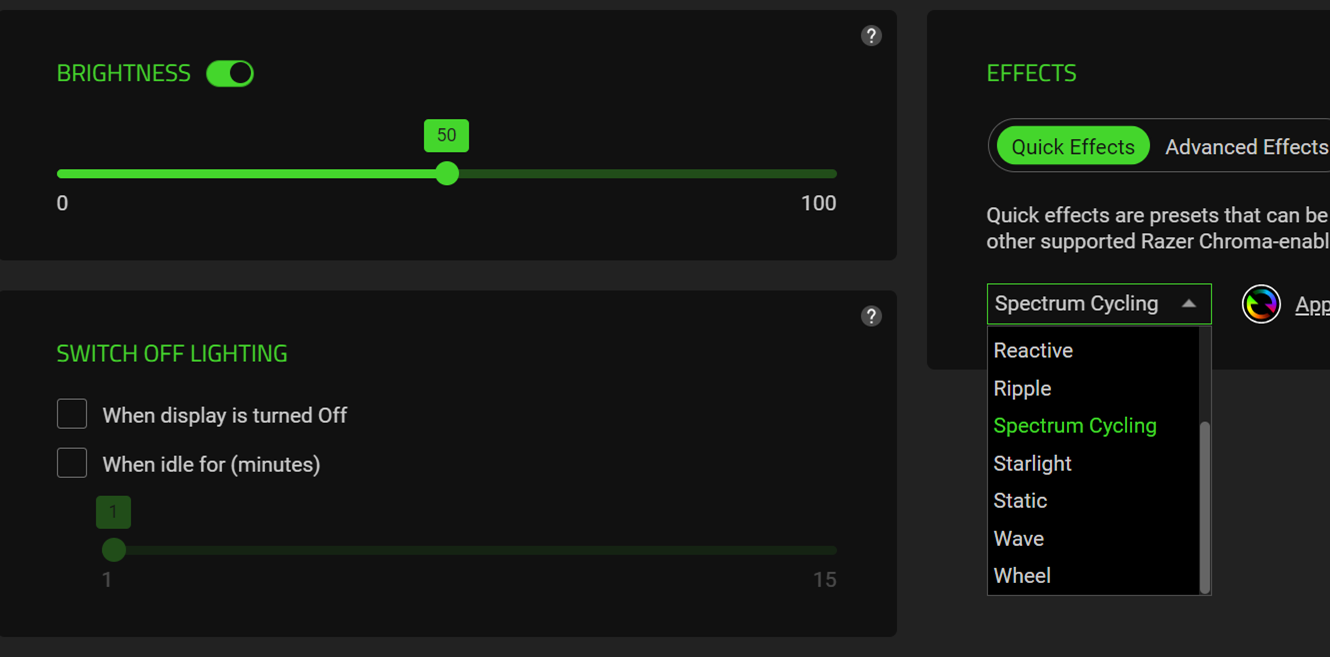 How to fix dim or non-functioning LEDs on a Razer keyboard