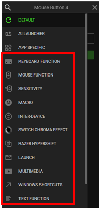 How to assign app-specific button mappings to your Razer Pro Click V2 mouse