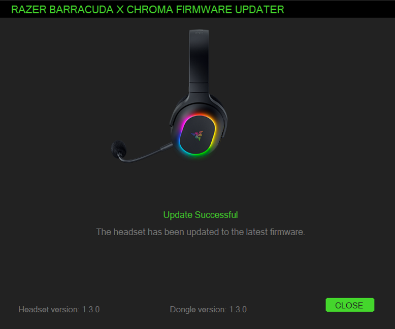 Razer Barracuda X Chroma Firmware Updater | RZ04-0522