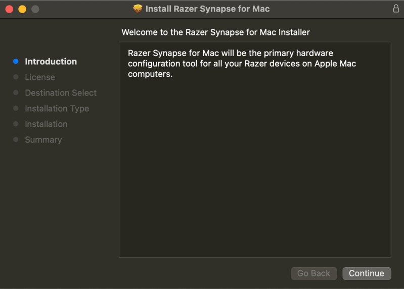 How to install Razer Synapse for Mac