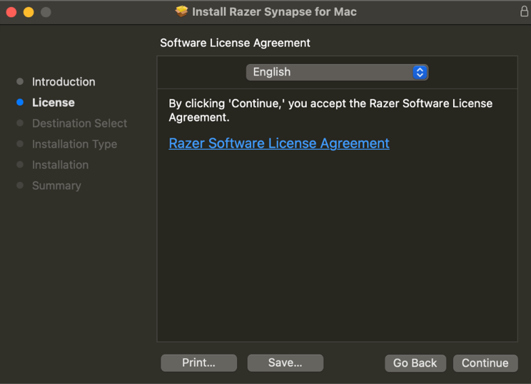How to install Razer Synapse for Mac