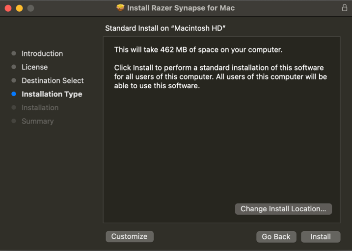 How to install Razer Synapse for Mac