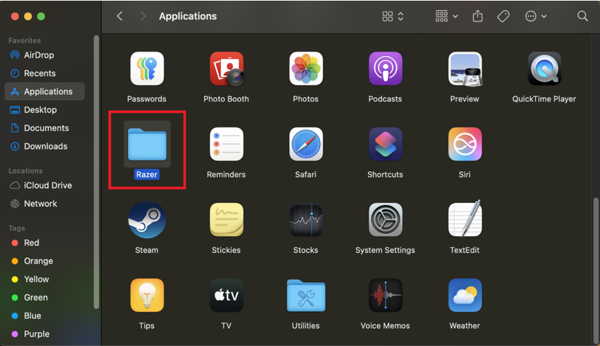 How to uninstall Razer Synapse and Chroma App for Mac