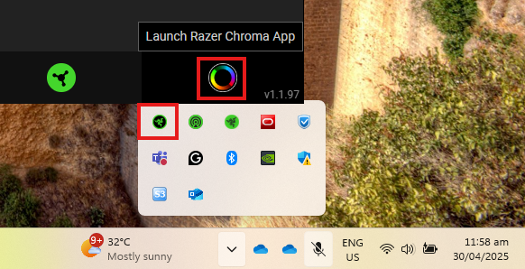 How to create multiple chroma effects on a Razer mouse