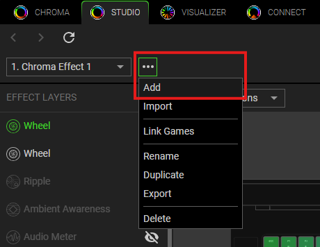 How to create multiple chroma effects on a Razer mouse