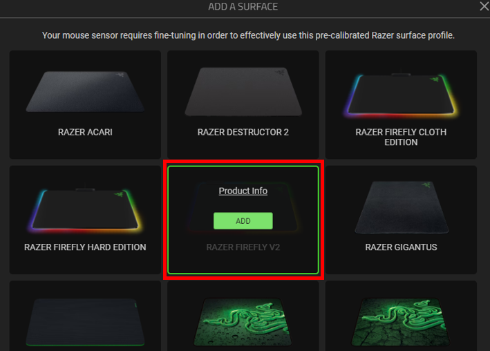 How to use the Surface Calibration feature in Razer Synapse