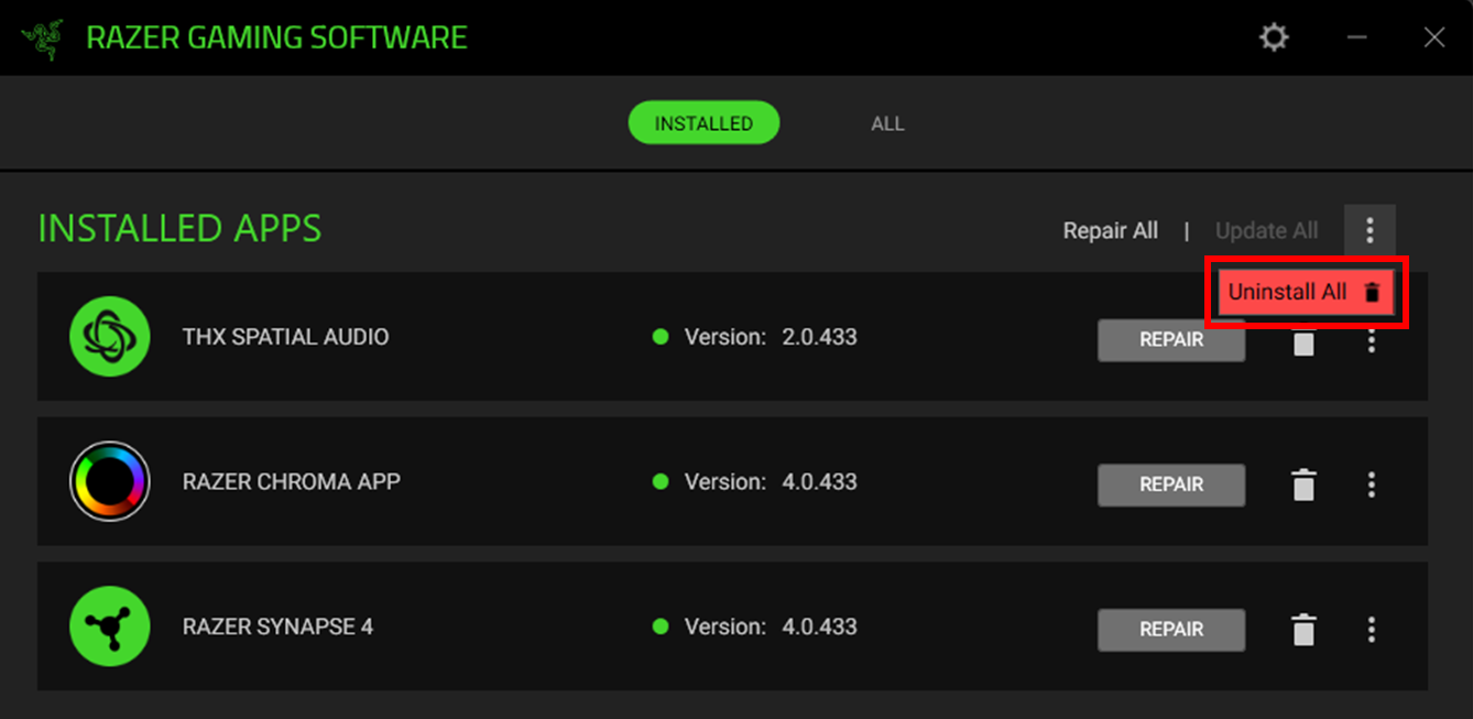How to uninstall Razer Synapse 4 from your Windows PC or laptop