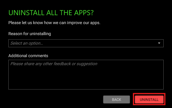How to uninstall Razer Synapse 4 from your Windows PC or laptop