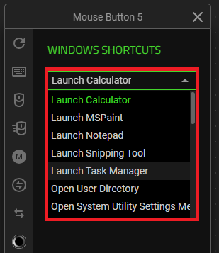 How to program and launch shortcuts with a Razer mouse