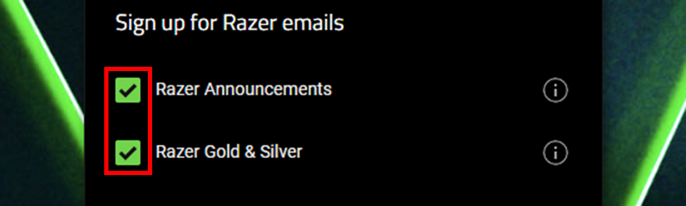 How to create a Razer Synapse account