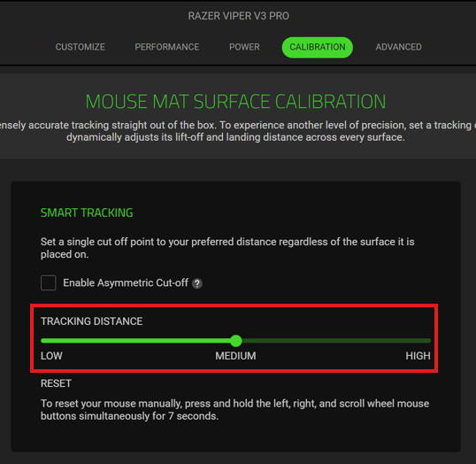 Razer mouse does not work properly after a surface calibration