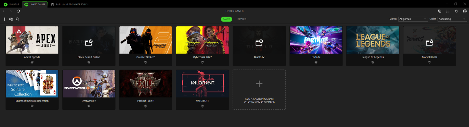 How to configure the Razer Chroma Addressable RGB Controller