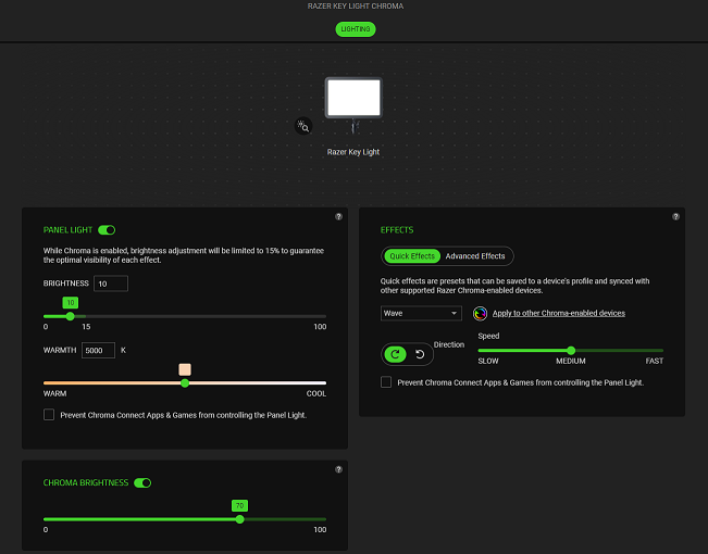 How to customize the Razer Key Light Chroma