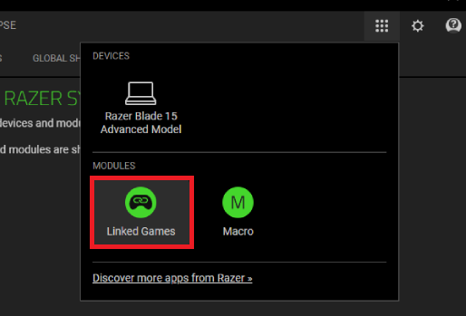 How to link to connected Razer devices or Chroma Effects in Razer Synapse
